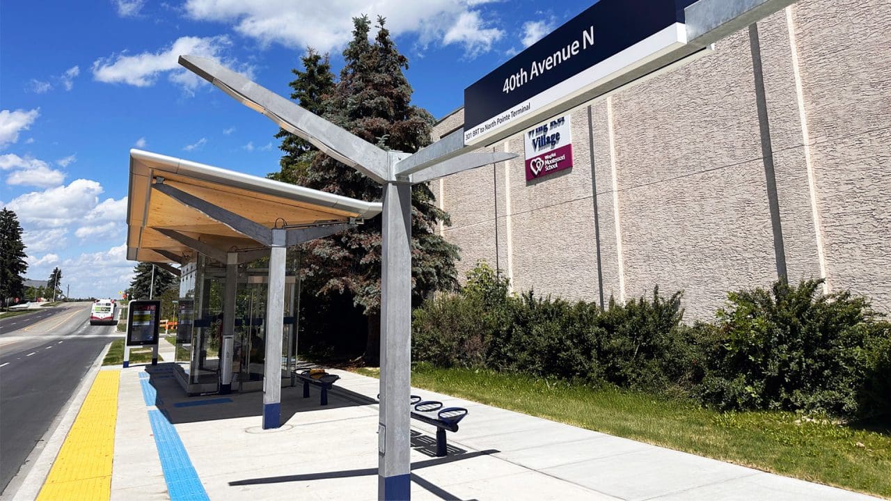 New BRT Stations Open to Commuters in Calgary - Graham Construction ...